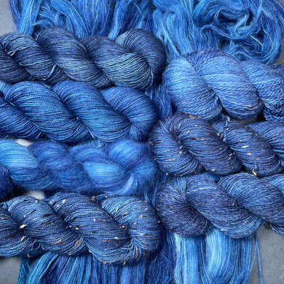 Peacock ~ Merlin ~ Merino Linen Singles – Yarn Therapy