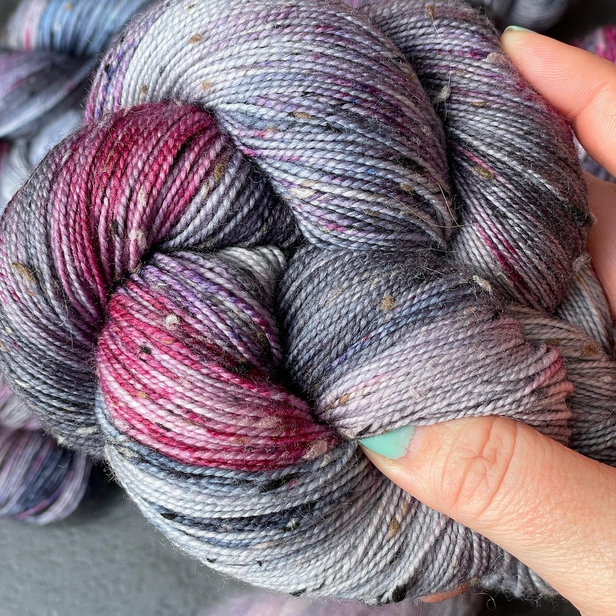 Ed ~ Tweedy ~ Donegal Nep Merino Sock ~ OFMDyarn – Yarn Therapy