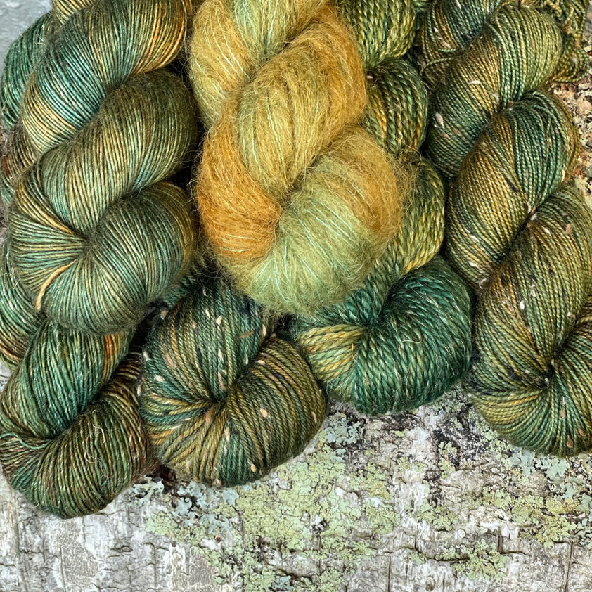 Sherwood ~ Merlin Fingering ~ Merino Linen singles – Yarn Therapy